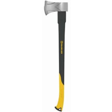Hyper Tough 3.5 lb. Single Bit Axe with Double Injection Fiberglass 34 ...