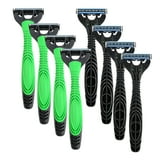 Equate Men's Sensitive Disposable Razors 3 Blade Pack for Sensitive ...