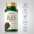 Piping Rock Black Garlic Supplement 1500mg, 60 Capsules, Aged and ...