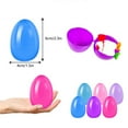 HKEJIAOI 20-Pack Reusable Plastic Easter Eggs with Hollow Twist-Open ...