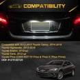 x xotic tech LED License Plate Lights Tag Lamps Replacement Compatible ...
