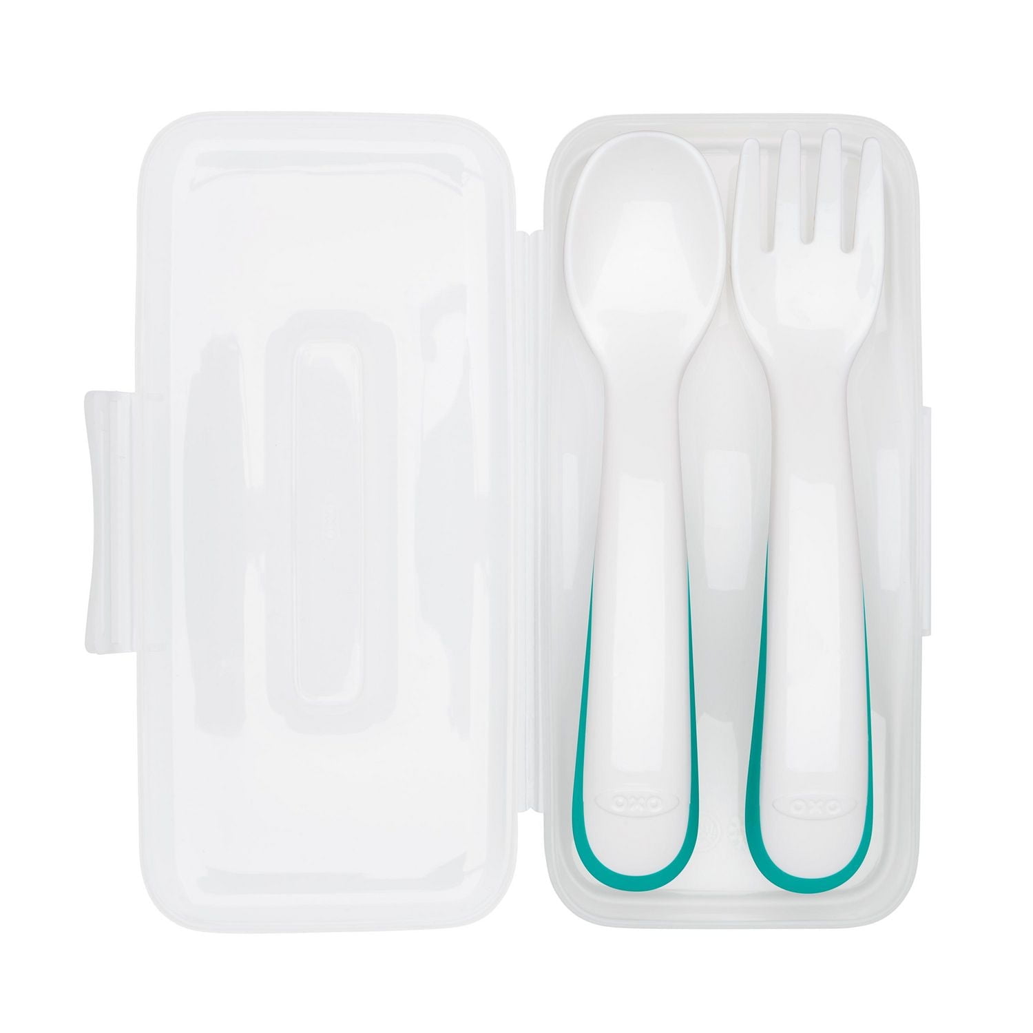 Click here for Oxo Tot - On-The-Go Plastic Fork And Spoon Set - T... prices