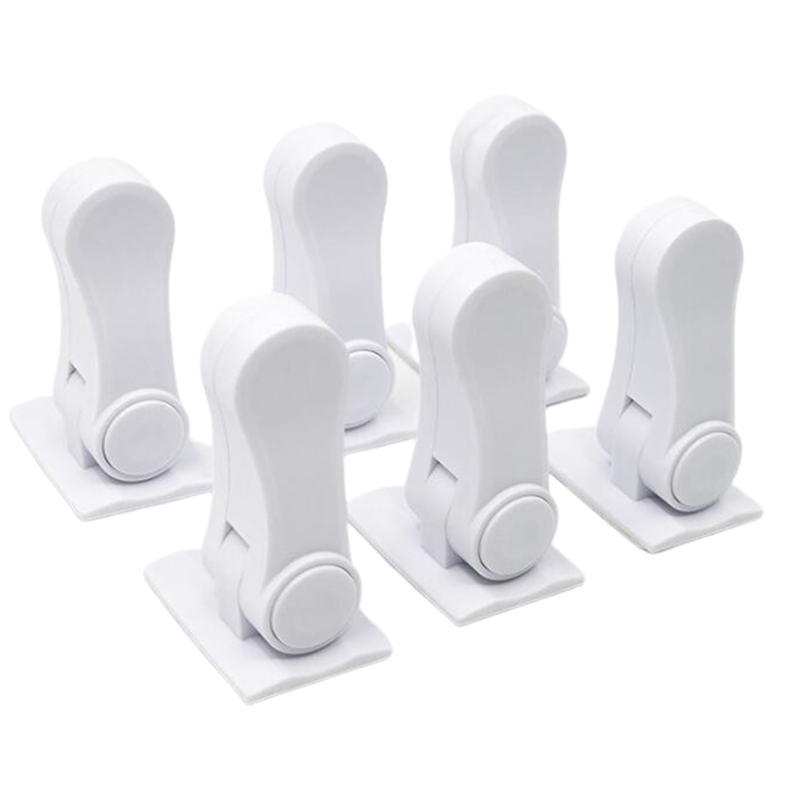 FaLX Set of 6 Child Proof Door Lever Lock - Self-Adhesive - One-Hand ...