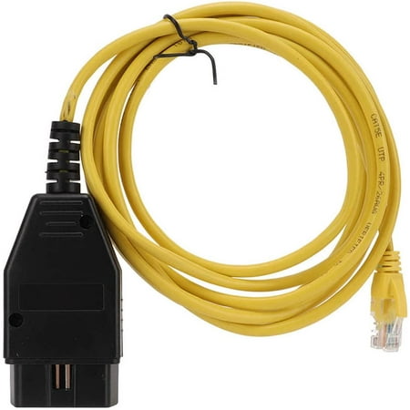 ENET Interface Cable, Yellow ENET Coding Cable OBD2 Diagnostic Cable ...