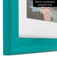 ArtToFrames 12" x 45" Turquoise Picture Frame, 12x45 inch Blue Wood ...