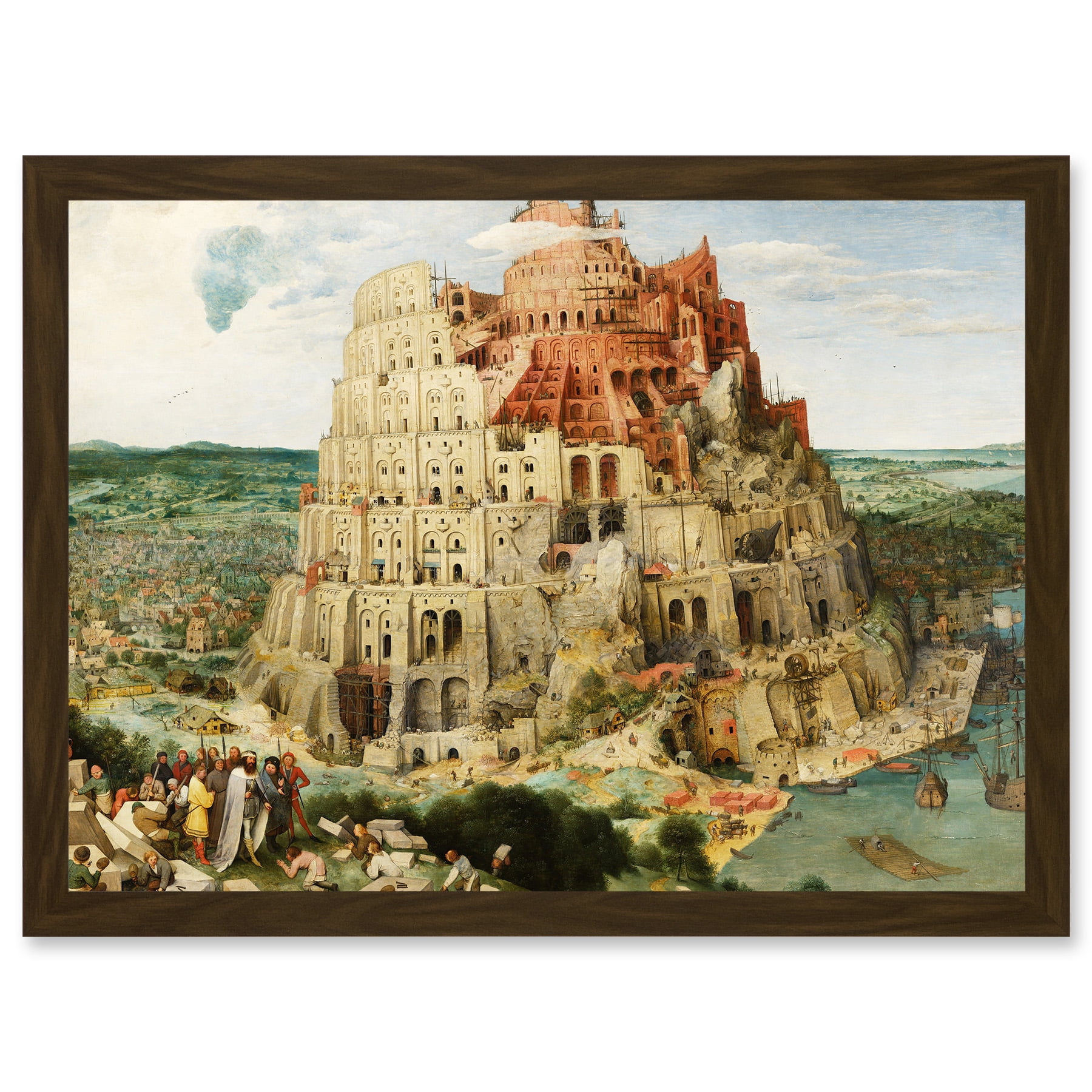 Pieter Bruegel The Elder The Tower Of Babel Vienna Painting Artwork ...