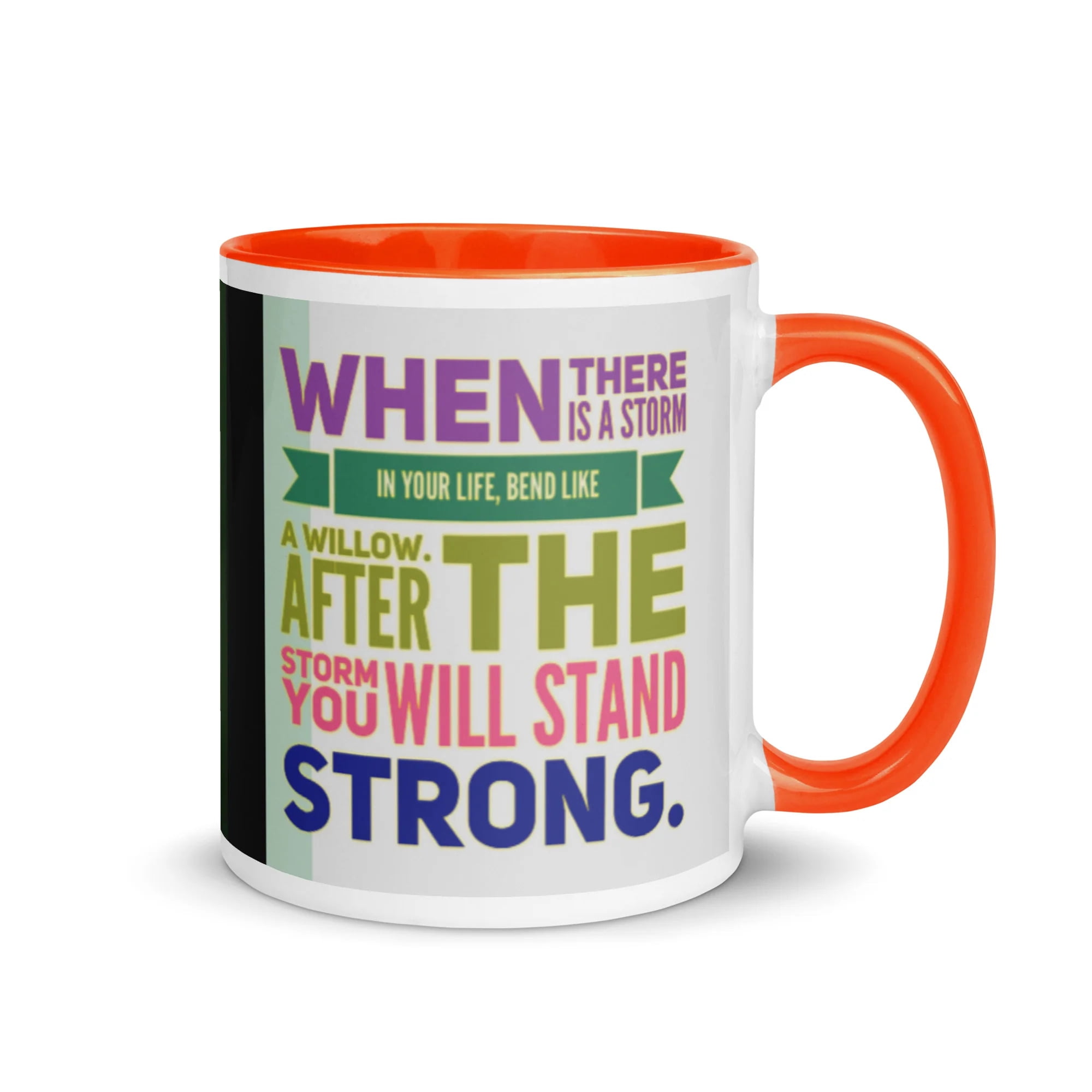 GloWell Designs - Mug with Color Inside - Motivational Quote - Bend ...