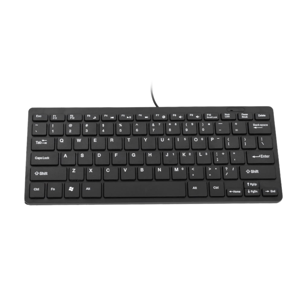 K-1000 Mini Wired USB Keyboard 78 Keys Small Waterproof Keyboard for ...