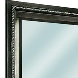 46 Inch Contemporary Style Wooden Mirror, Metallic Gray - Walmart.com