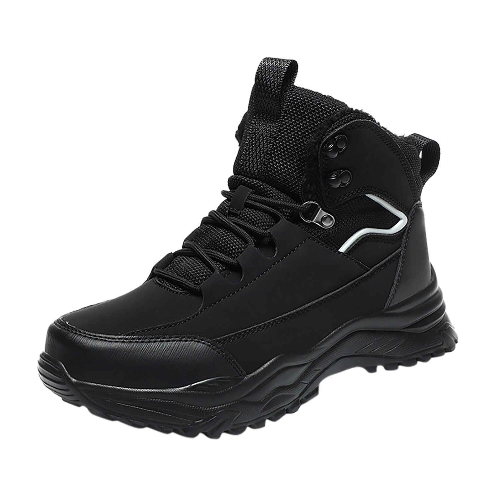 Click here for Wyzesi Black Boots For Men Couples New Pu Leather... prices