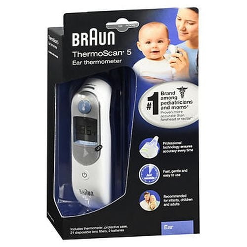 Termómetro de oído Braun ThermoScan 5, 1 unidad | Bodega Aurrera en línea