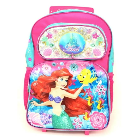 Licensed - 2018 Disney The Little Mermaid Ariel 16" Roller Pink Large ...