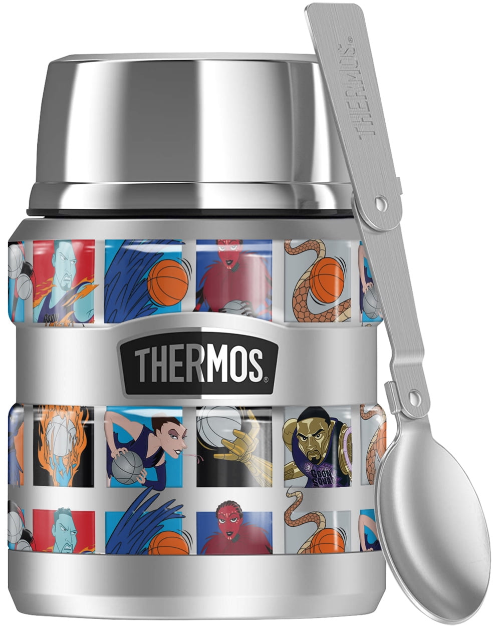 Space Jam: A New Legacy Goon Character Tile Pattern THERMOS STAINLESS ...