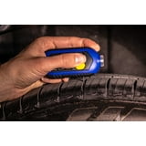 Michelin Tire Tread Depth and Pressure Gauge 1 pack, Black plastic, 5 ...