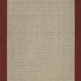 Mainstays Farmhouse Faux Sisal Olefin Red Border Indoor Accent Rug, 1'8 ...