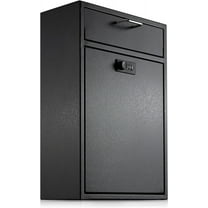 POCHAR Anti-Theft Wall Mount Mailbox - Combination Lock - Galvanized ...