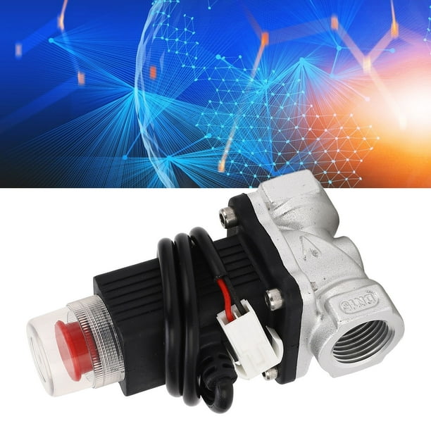 Gas Automatic Cut Off Valve, Self Keeping Gas Solenoid Valve G1/2 ...