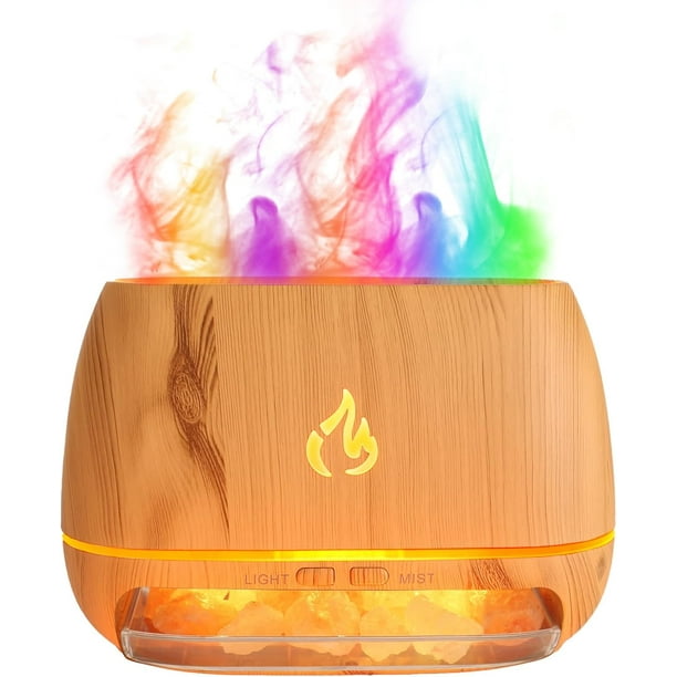 3 in 1 Himalayan Salt Rock Aroma Diffuser, Ultrasonic Essential Oil ...