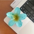 4 Pcs Flower Hair Claw Clips, Strong Hold Non Slip Large Banana Hair ...