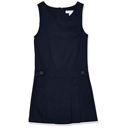 Essentials Big Girls' Uniform Jumper, Navy Blue, Large Slim | Walmart ...