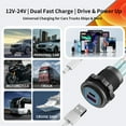 Car Charger Type-c Outlet Car Charger Fast Charging Ports Socket 1pcs ...