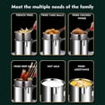 304 Stainless Steel Multifunctional Fryer, Stove Top Deep Fryer with ...