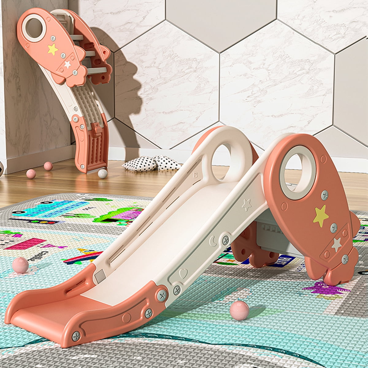 Gift for kids,Climber Slide Freestanding Playset Indoor Outdoor Baby ...