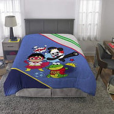 Ryan's World Kids Red Titan Plush Twin/Full Blanket, 62 x 90, Blue ...
