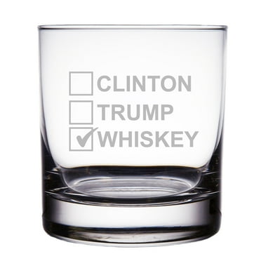 Donald Trump Whiskey Glass – Premium 11 oz Rocks Glass with Laser ...