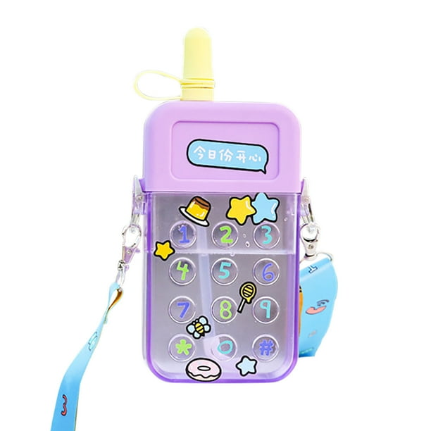 TB&W Mobile Phone Shaped Water Bottle Reusable Bottles for Water ...