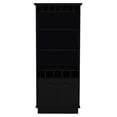 70-Inch High Bar Cabinet with Shelves | Ample Room for Decor and Books ...