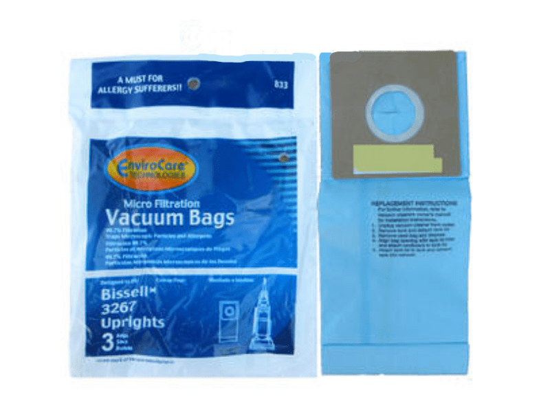Bissell 32671 3267, 3863, 6221 Upright Vacuum Bags Micro Allergen ...