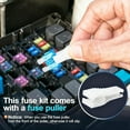 300Pcs Car Fuse Assortment Kit, 160 Mini + 90 Standard + 50 Micro Blade ...