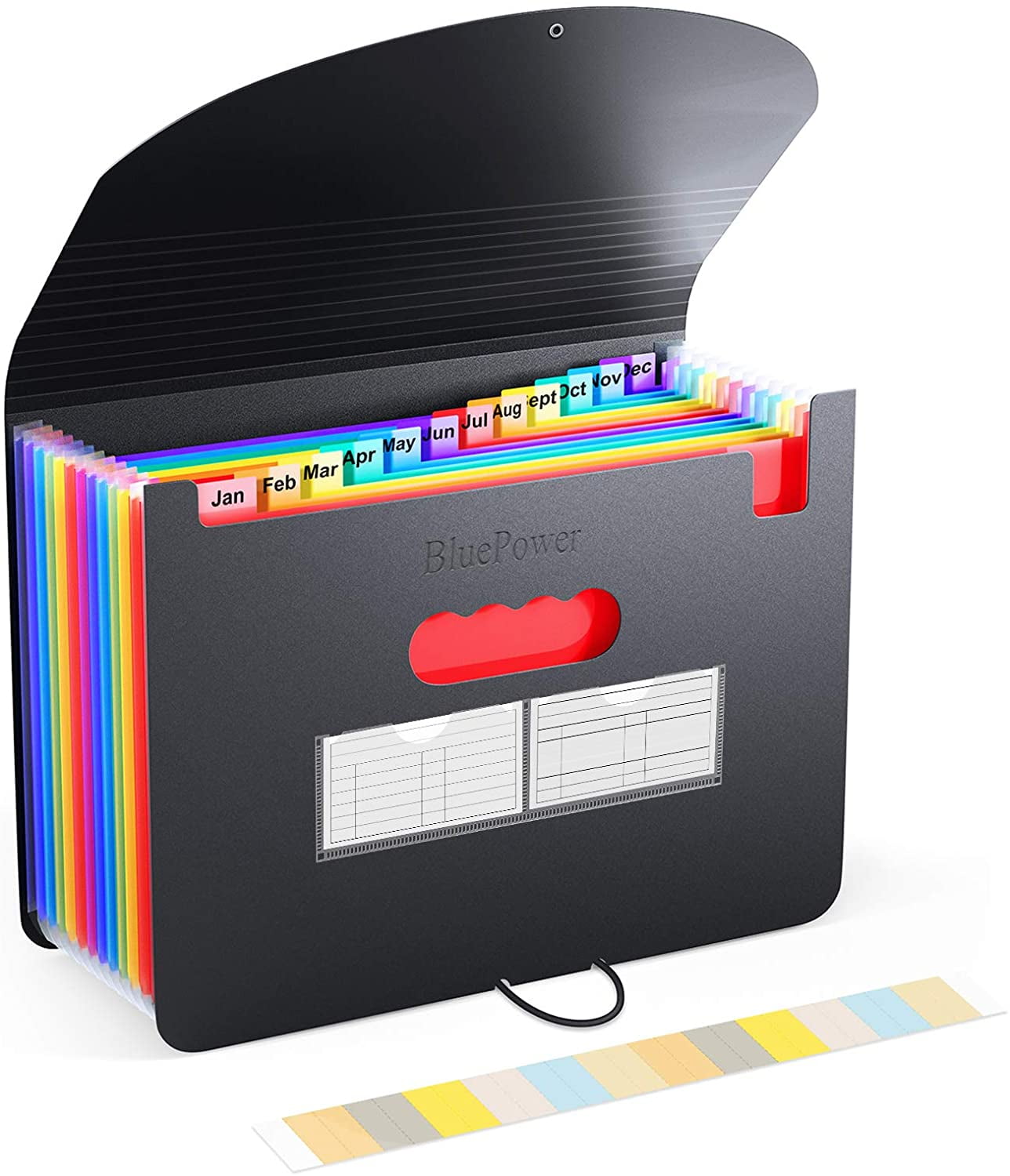 13 Compartment Folder Storage Folder With A4 Lid Administrative Paper ...