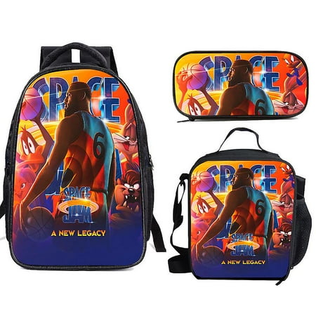 Sac A Dos School Mochila Anime Bag Space Jam A New Legacy Backpack Men ...
