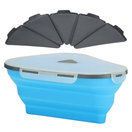 Reusable Pizza Pack Container Box Foldable Triangular Pizza Storage ...