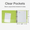 3 Ring Binders, Binders for School and Office, 1.5 inch, Slant D Rings ...