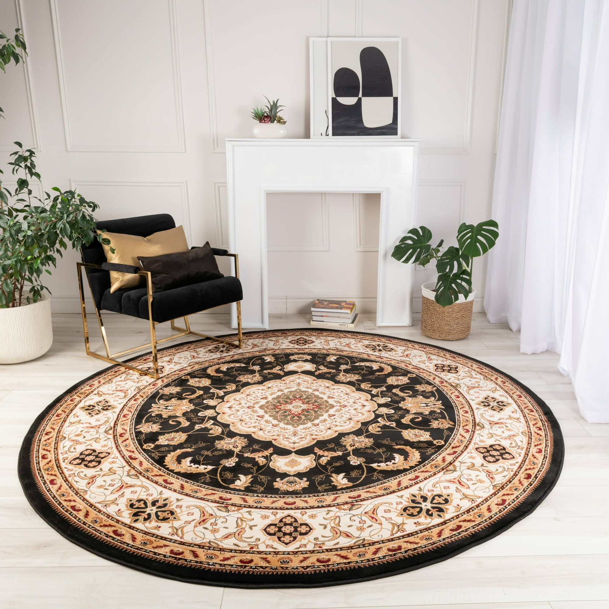 Click here for Rug Branch Majestic Black 8x11 76 Round prices