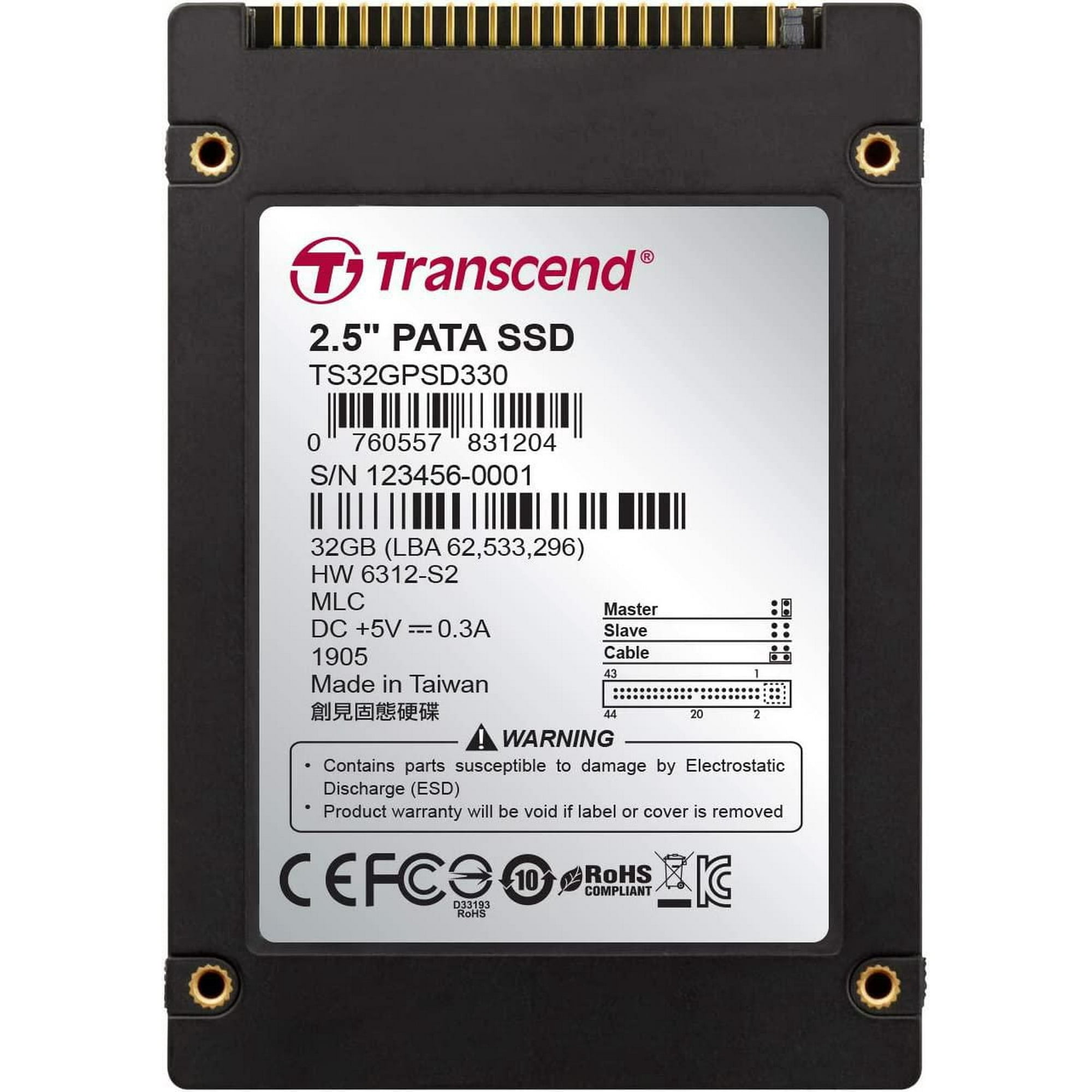 Click here for Transcend 32gb  2.5 Ssd  Pata  Mlc (Ts32gpsd330) prices