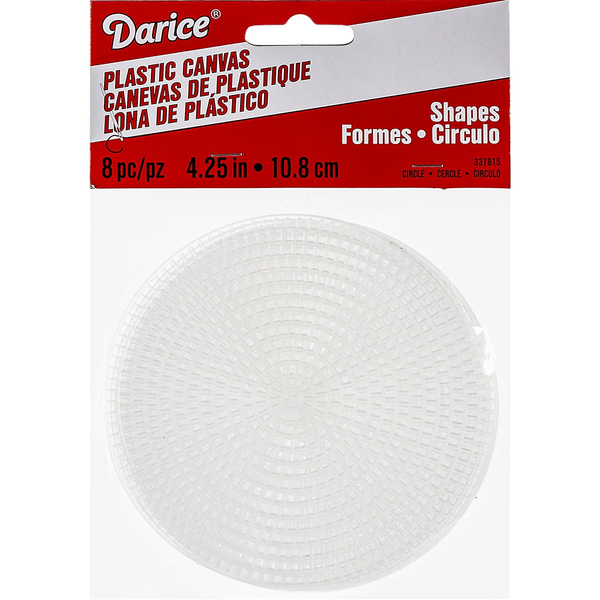 Plastic Canvas Shapes 7 Count 4.25" 8/Pkg-Circles Clear | Walmart Canada