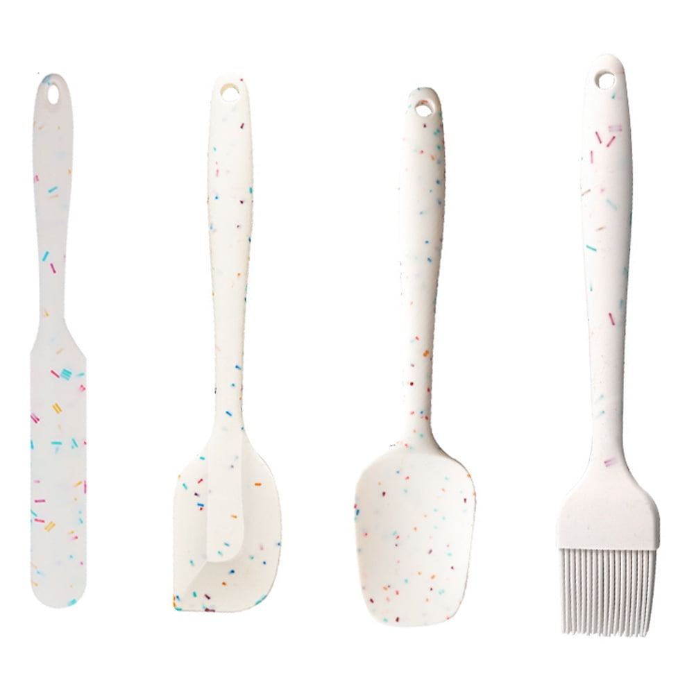 Spatula Set Heat Resistant Kitchen Cooking Utensils Silicone Baking ...
