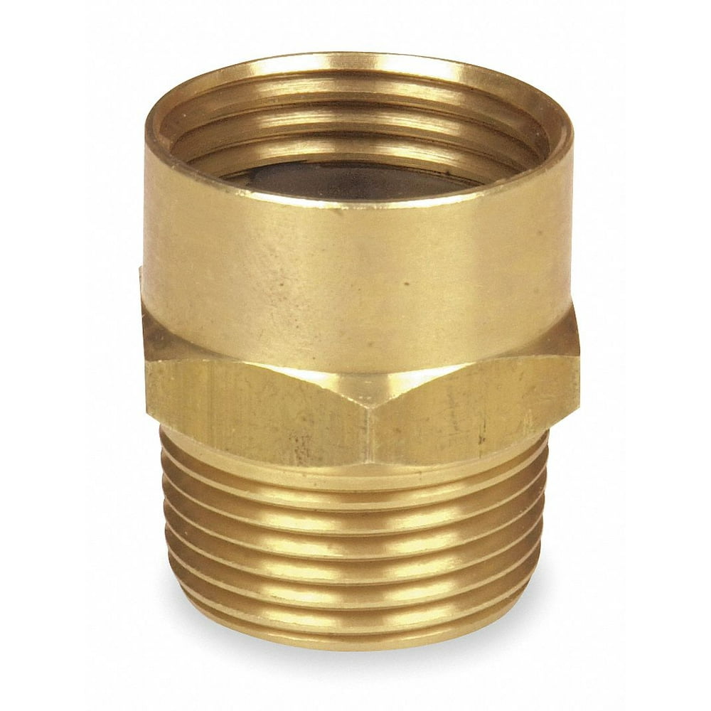 brass hose to pipe adapter, 3/4 brass hose to pipe adapter, 3/4