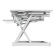 Rocelco 46" Large Height Adjustable Standing Desk Converter, Quick Sit ...