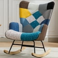 Leumius Modern Chair Foam Indoor Living Room Rocking Chair with High ...