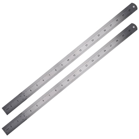 Measuring Tape, Double-Sided Scale Steel Ruler, 50cm For Students ...