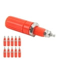10 Pack M3 4mm Banana Jack Sockets, Screw Terminal Panel Jack Plugs for ...