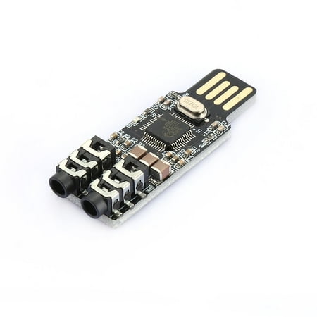 CM108 USB Drive Free Sound Card Laptop Computer External Sound Card ...