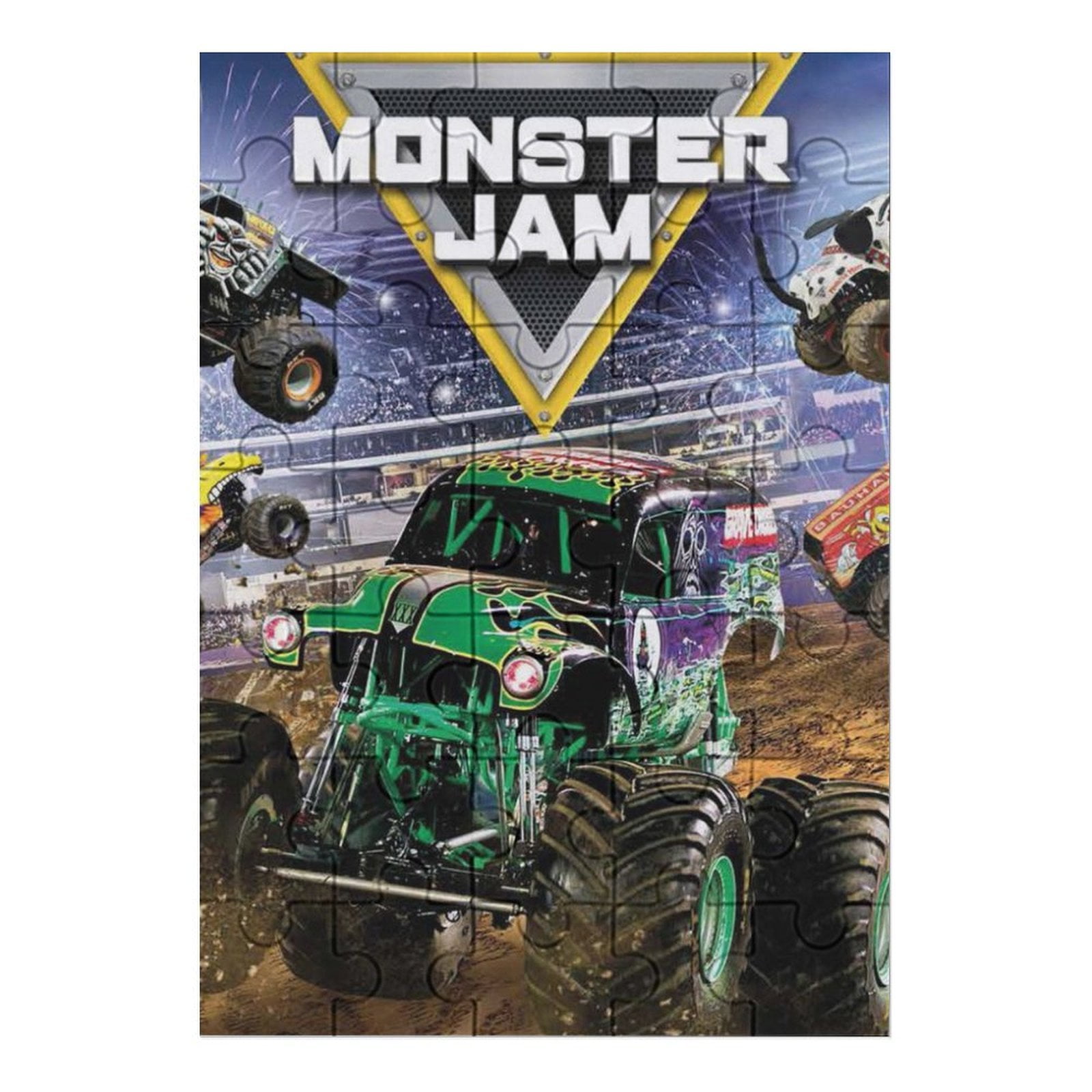 Click here for Jkxhundor 35 Pcs Jigsaw Puzzle Monster Truck Jam W... prices