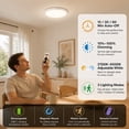 Rechargeable LED Ceiling Light, Wireless Motion Sensor Light with ...