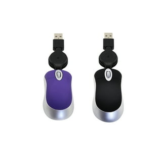 PloutoRich Wired Mouse, Cute Animal Rabbit Shaped Computer Mouse, Portable Optical USB Corded ...